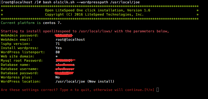 Wordpresspath – OpenLiteSpeed